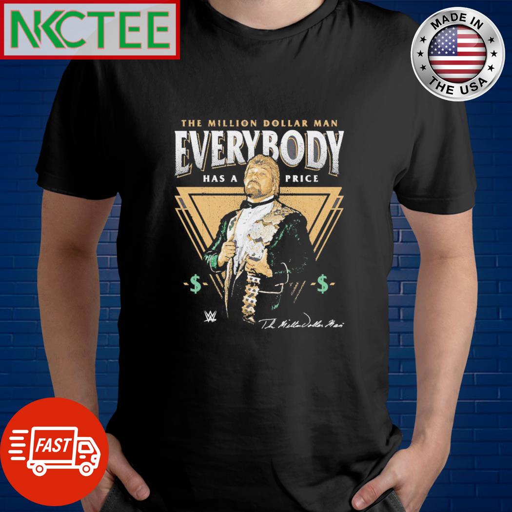 Ted DiBiase suit the million dollar man everybody has a price signature ...