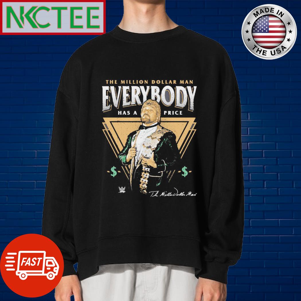 Ted DiBiase suit the million dollar man everybody has a price signature ...