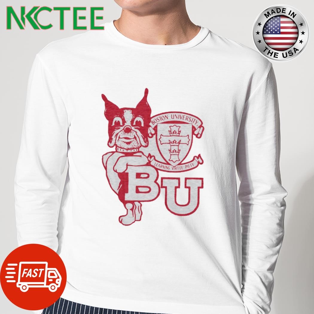 Throwback Boston University Seal and Mascot stand up shirt, hoodie ...