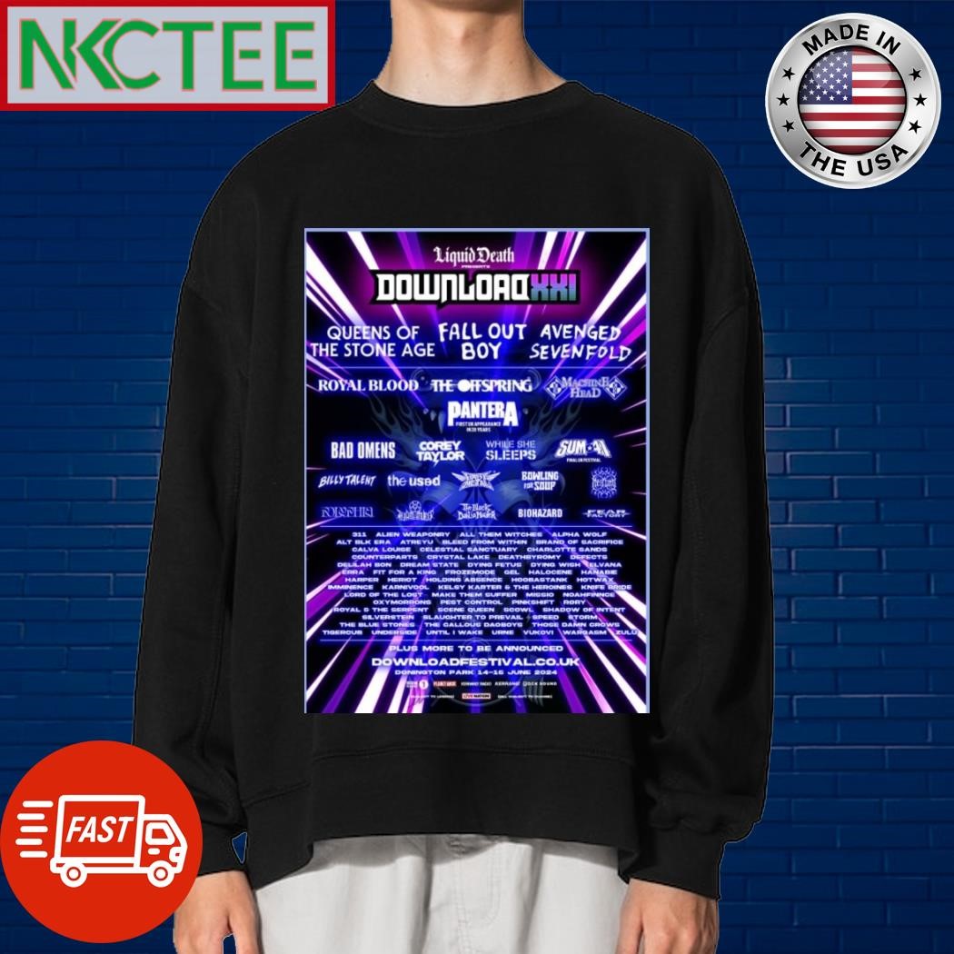 QotSA and Fall Out Boy for Download Festival 2024 shirt, hoodie ...