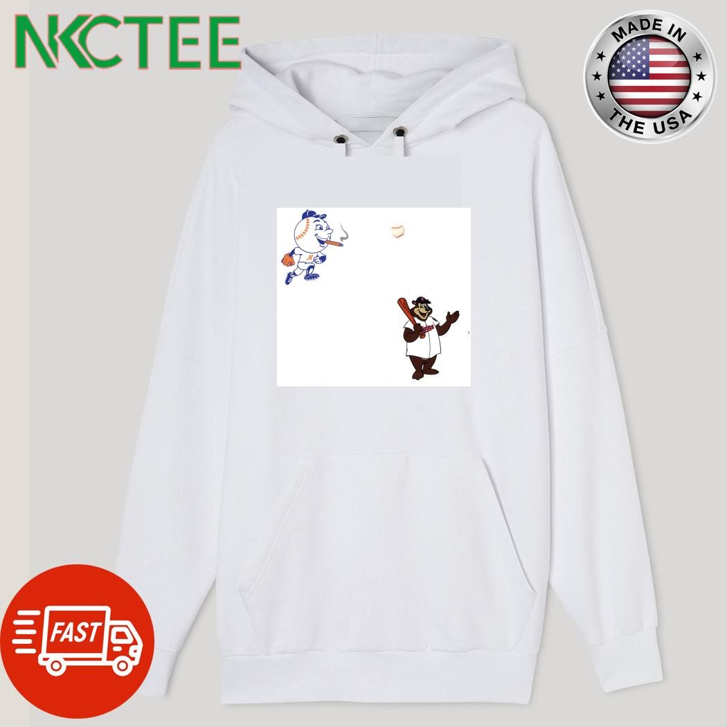 Minnesota Twins VS New York Mets MLB 2024 mascot cartoon baseball shirt ...